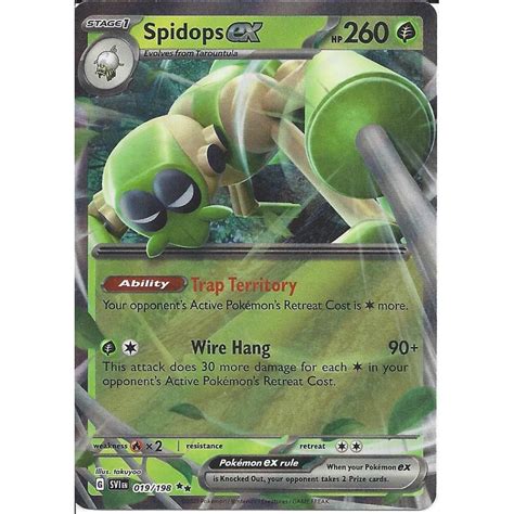 Pokemon Trading Card Game Spidops Ex Double Rare Card Sv