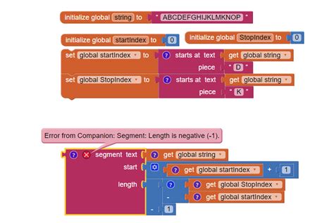 Trying To Return The Value Of A String In Between Two Characters Mit App Inventor Help Mit