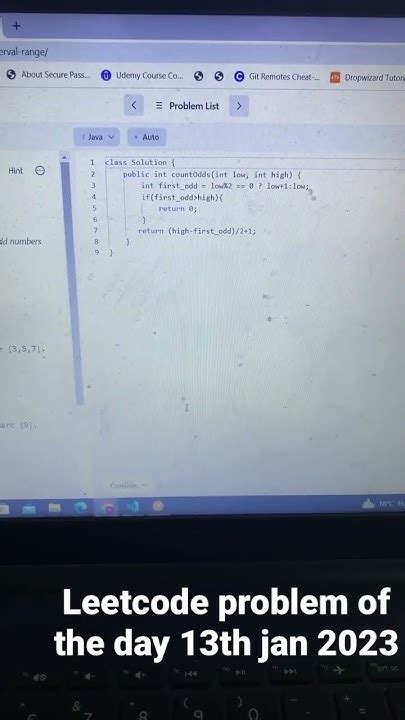 Leeetcode Problem Of The Day Daily Leetcode Problem Challenge Java
