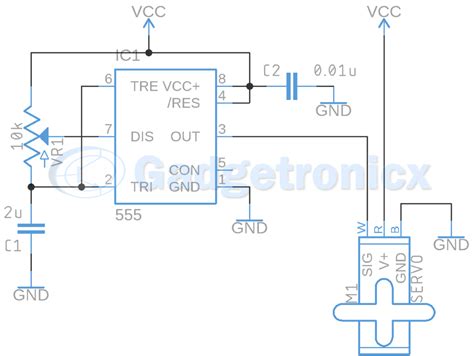 Servo Controller Schematic Schema Digital