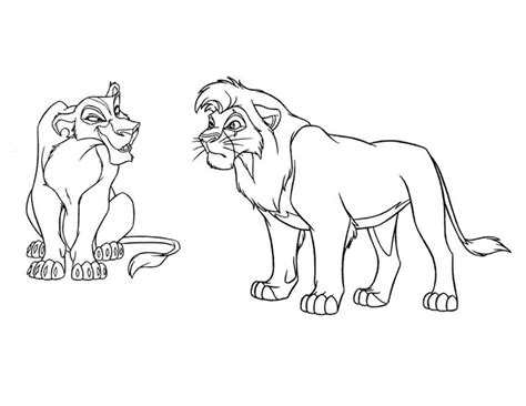 Lion King Coloring Pages Zira