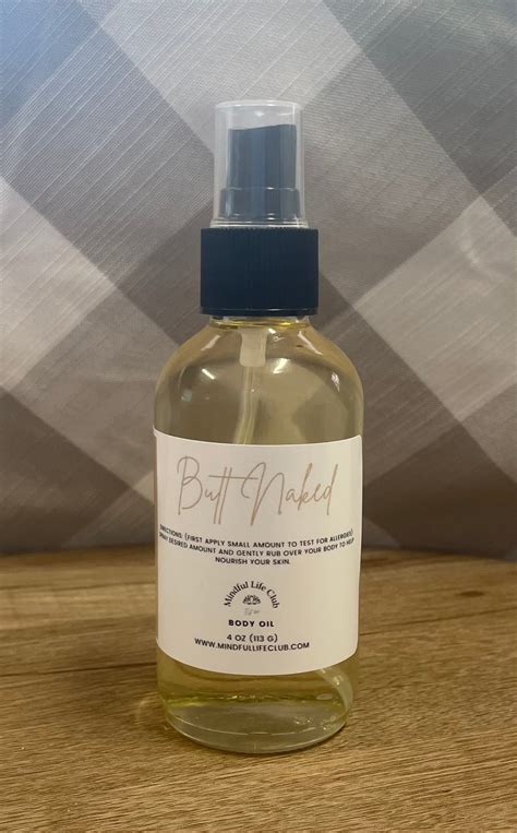 Butt Naked Body Oil Mindful Life Club