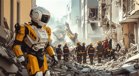 Robots With Advanced Sensors And Cameras Assist In Finding Survivors And Supporting Rescue