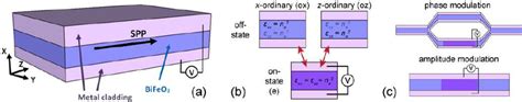 A Schematic View Of Plasmonic Modulator Based On Download Scientific Diagram