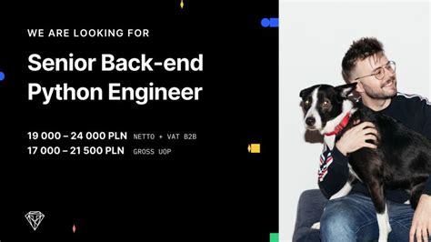 🐍 Senior Back End Python Engineer Wanted Weronika Szota