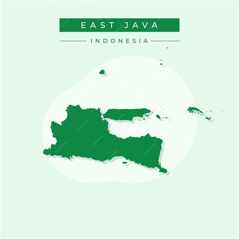 Premium Vector Vector Illustration Vector Of East Java Map Indonesia