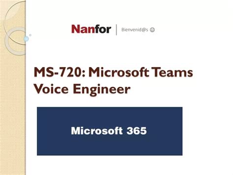 ppt ms 720 microsoft teams voice engineer powerpoint presentation free download id 11627029