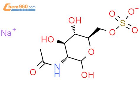 108321 79 5n 乙酰基 D 葡糖胺6 O 硫酸酯钠盐化学式、结构式、分子式、mol 960化工网