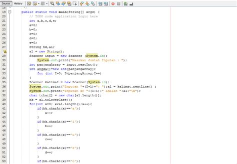 Membuat Program Huruf Vokal Dengan Java ~ It Artikel