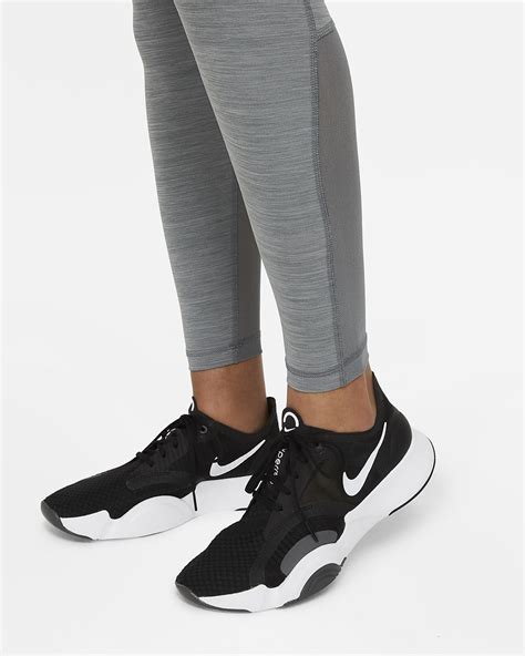 Nike Pro Women S Mid Rise Mesh Panelled Leggings Nike Bg