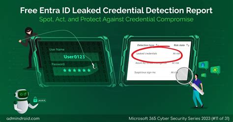 free entra id leaked credential detection report your shield against