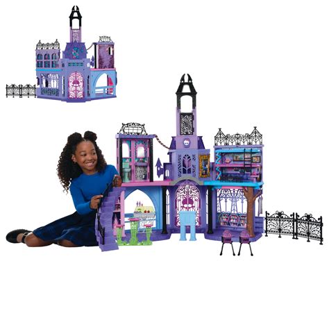 Monster High Haunted High School Doll House 35 Pieces Playset