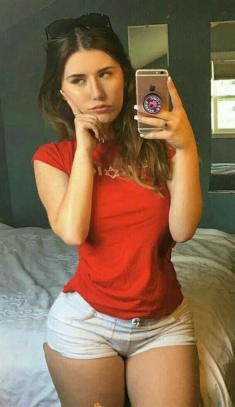 Pin On Big Butt In Short Selfie