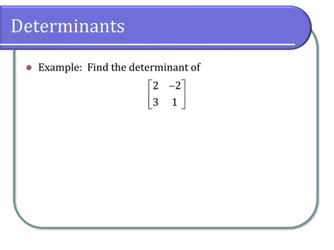 9 3 determinant solution of linear systems pdf