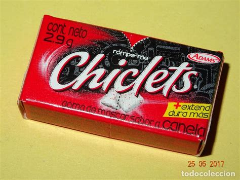 Antigua Cajita Sin Abrir Con 2 Chicles De Chicl Comprar En