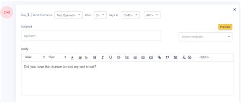 creating a follow up sequence inboxpro support