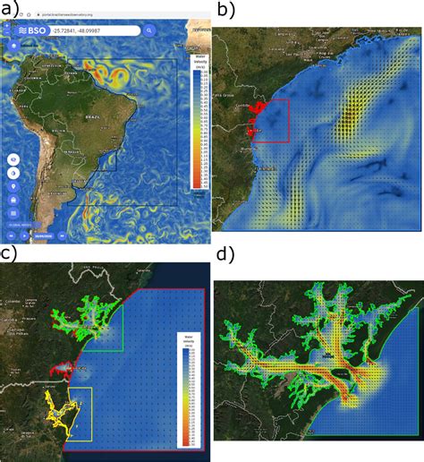 View Of The Webgis Platform Forecasts From The Cmems Global Model