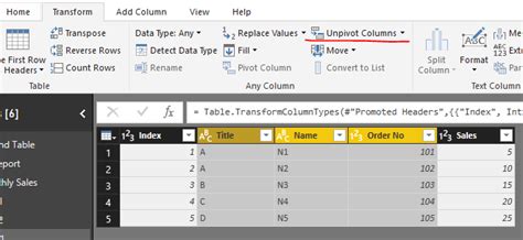 Solved Column Displayed In A Table Based On Slicer Select