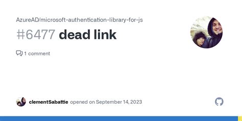 Dead Link · Issue 6477 · Azureadmicrosoft Authentication Library For Js · Github
