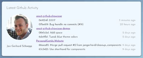 Github Jangerhard React Github Showcase Use Graphql To Showcase The Latest Worked On Projects