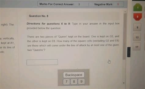 Marks For Correct Answer Negative Mark Question No Night The Y Ver