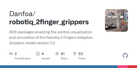 GitHub Danfoa Robotiq Finger Grippers ROS Packages Enabling The Control Visualization And