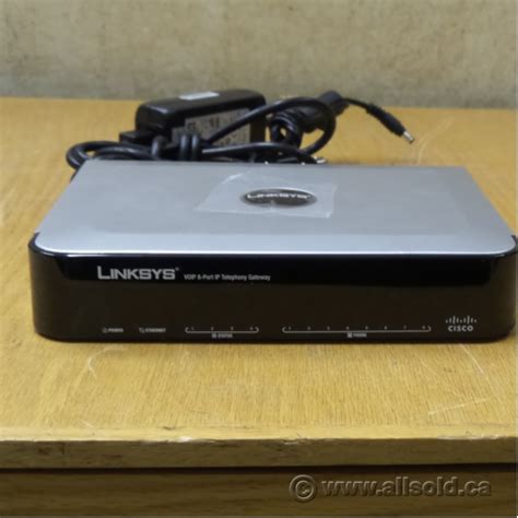 Linksys By Cisco SPA8000 VOIP 8 Port IP Telephony Gateway Allsold Ca Buy Sell Used Office