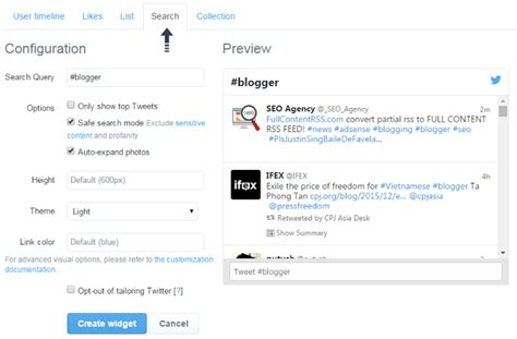 How To Addembed Twitter Timeline In Blogger Template Bloggersstand