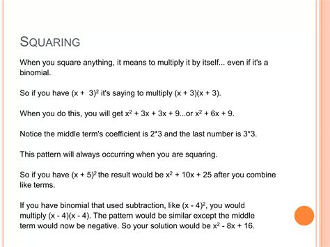 Multiplying Polynomials Ii Ppt