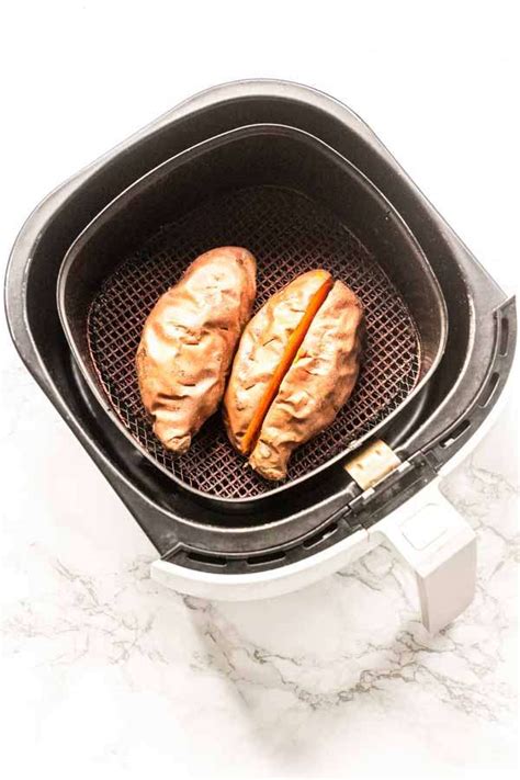 How To Make Baked Sweet Potato In Air Fryer Fast Food Bistro