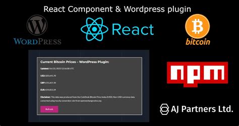 A React Component And Wordpress Plugin In Action Aj Partners Ltd
