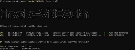 Github The Viper Oneinvoke Vncauth Powershell Script To Enumerate For And Identify Vnc