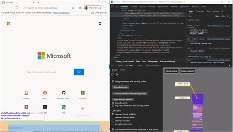 Creating The Microsoft Edge Devtools 3d View Web Dev Microsoft