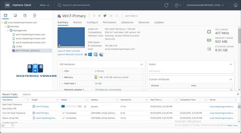 How To Configure FT Mastering VMware