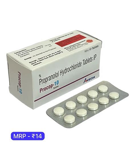 Propranolol Hydrochloride Tablets Ip At ₹ 14 Stripe Propranolol Hydrochloride Tablet In New