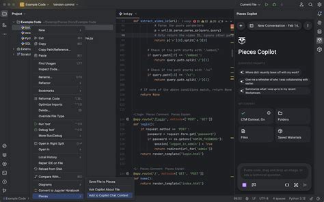 How To Use Pieces Copilot With Jetbrains Plugins