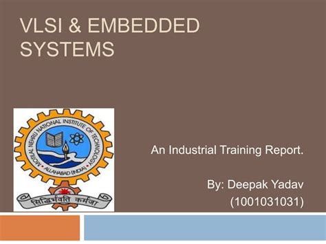Vlsi And Embedded Systems Pptx