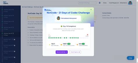 Day16 Nxtcode 21dayschallenge Nxtwave Codechallenge Crazy Code