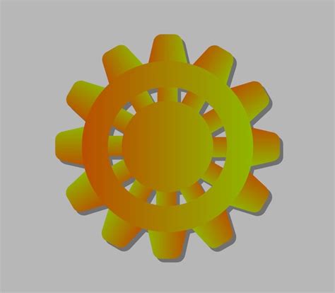 배경에 기어 프리미엄 벡터