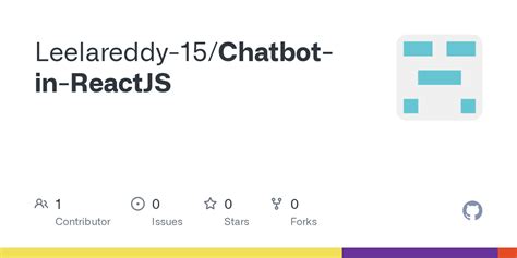 Github Leelareddy 15chatbot In Reactjs