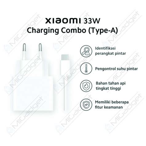 Harga Charger Xiaomi 33W Dan Kabel Type C Mi Gadget Malang