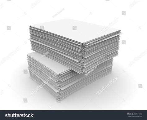 흰색 배경 용지 스톡 일러스트 100941346 Shutterstock