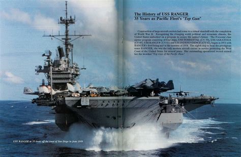 Uss Ranger Cv 61 Decommissioning Pamphlet Ranger History