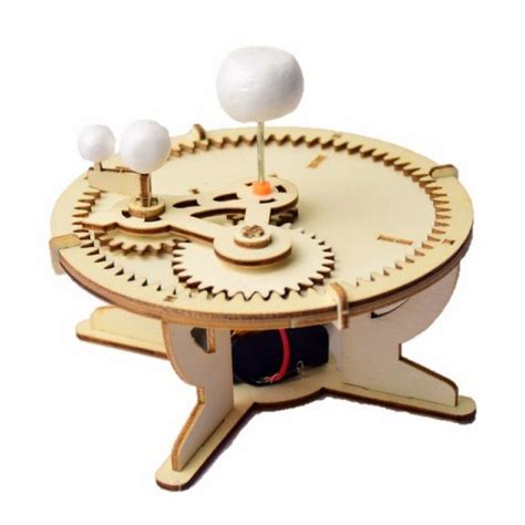 Diy Wooden Sun Earth Moon Orbit Stem Kit