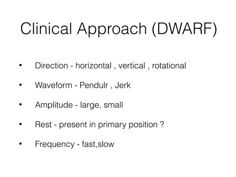 Nystagmus And Nystagmoid Movements Ppt Eye And Vision Conditions Diseases And Conditions
