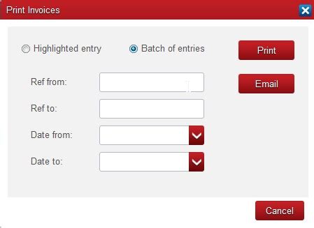 Printing Sales Invoices Big Red Cloud