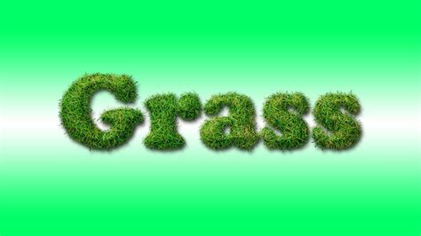 How To Create Grass Text In Photoshop Photoshop Text Effects Photoshop Tutorials By Leena