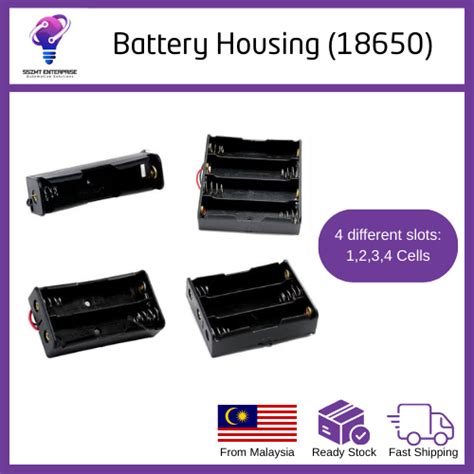 18650 Battery Holder 1234 Slot 37v Battery Cell Housing Battery