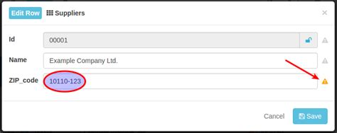 Validation Conditions