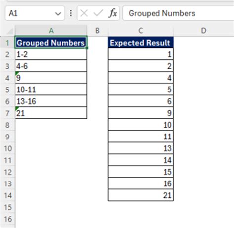 How To Generate Sequence Of Numbers From Grouped Interval